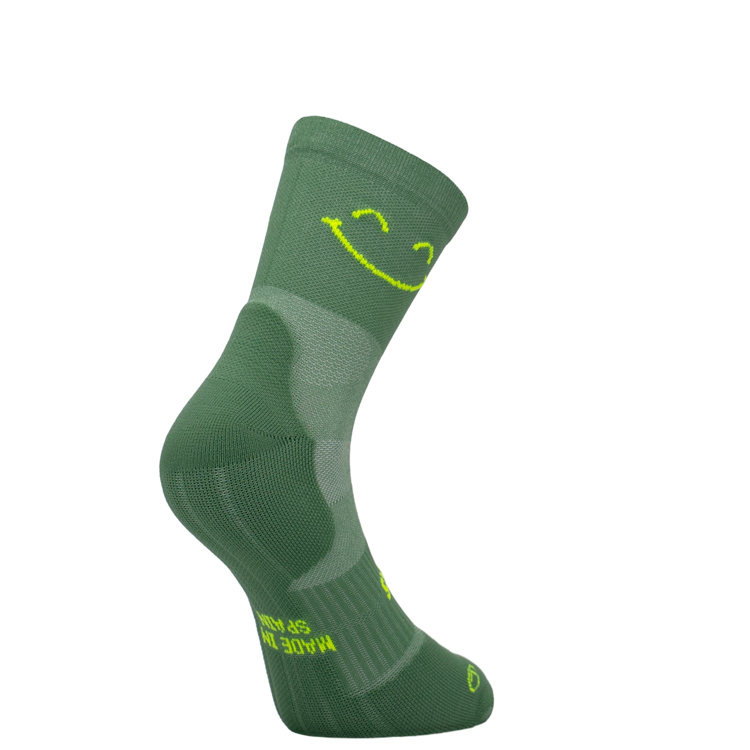 HAPPY MODE GREEN - PRO COMFORT RUNNING SOCKS